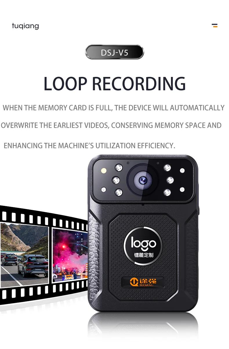 DSJ-A5 Single Police Law Enforcement Audio and Video Recorder